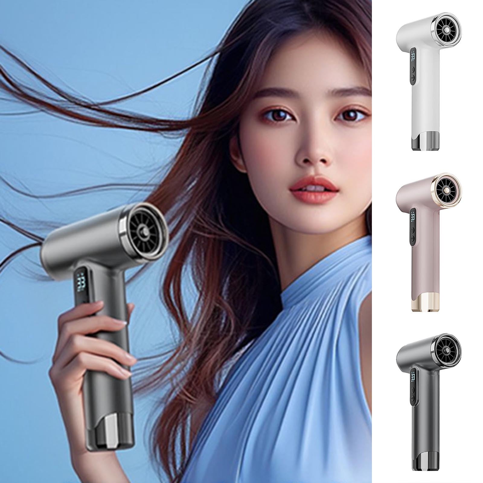 Cordless Hair Dryer, 15000mAh Rechargeable Battery Hair Dryer with USB ...