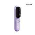 Cordless Hair Straightener Brush, 2000mAh Rechargeable, Fast Heating ...