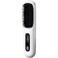 Cordless Hair Straightener Brush, Portable Mini Hair Straightening ...