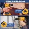 Cordless Hammer Drill Compatible with Dewalt 20V Max Battery (NO ...