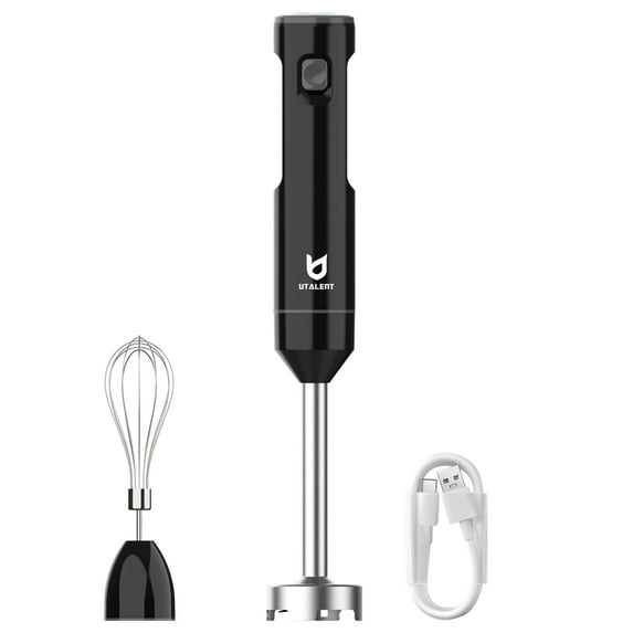 Cordless Hand Blender, UTALENT Variable Speed Immersion Blender ...
