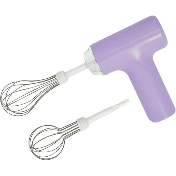 Cordless Hand Mixer, One Touch Off Handheld Electric Whisk with 3 Speed ...