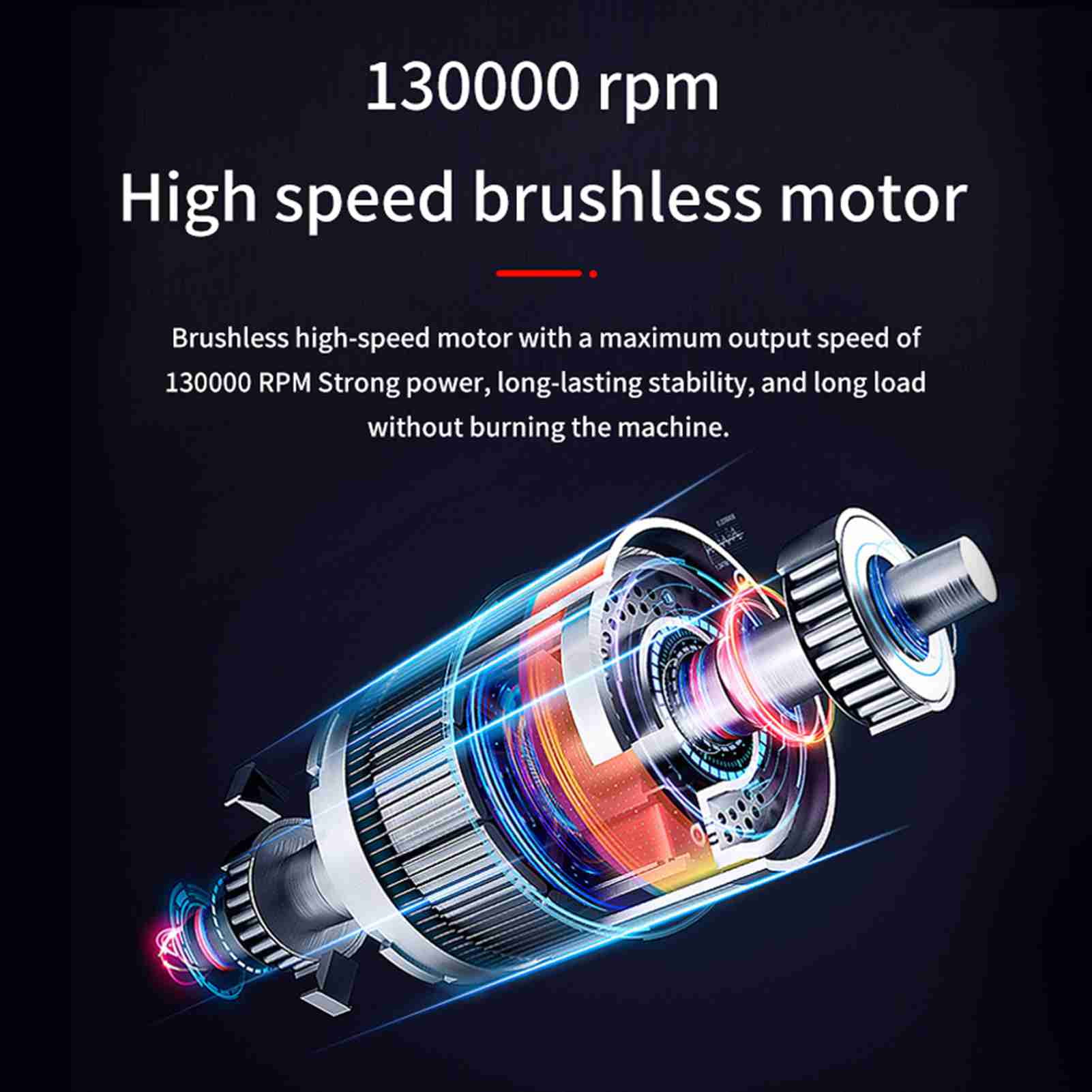 Cordless Handheld Fan, High Power Dust Blower, 130,000RPM Turbofan ...