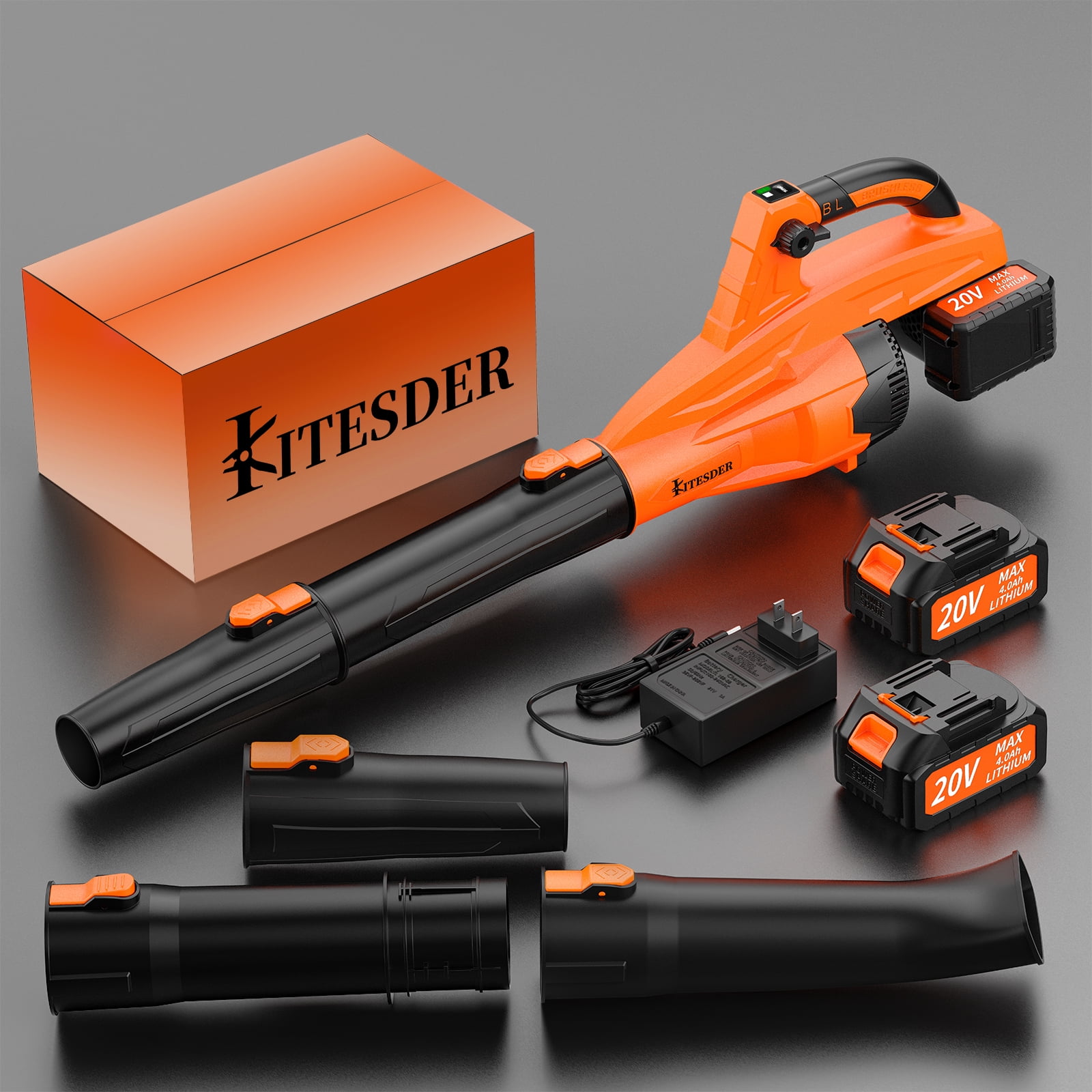 Cordless Handheld Leaf Blower & Vacuum, Portable Rechargeable Cleaner ...