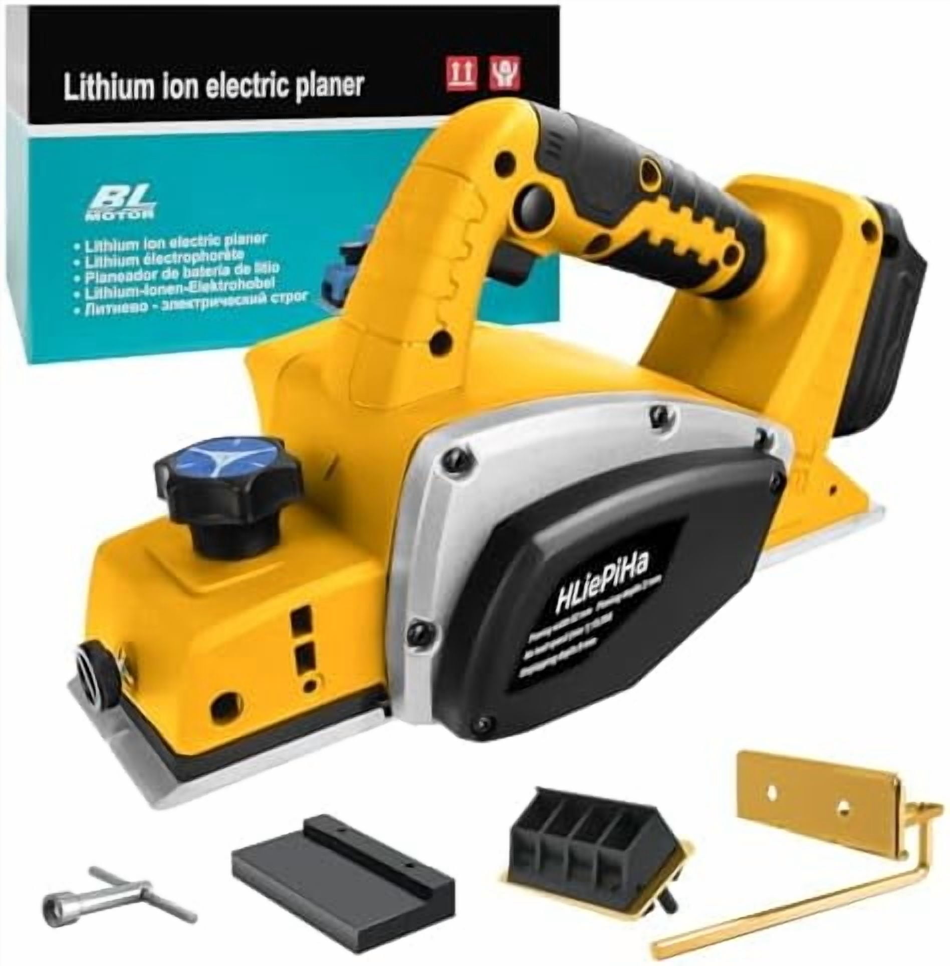 Cordless Handheld Planer for Dewalt 20v Battery, 15000 RPM Power Wood ...