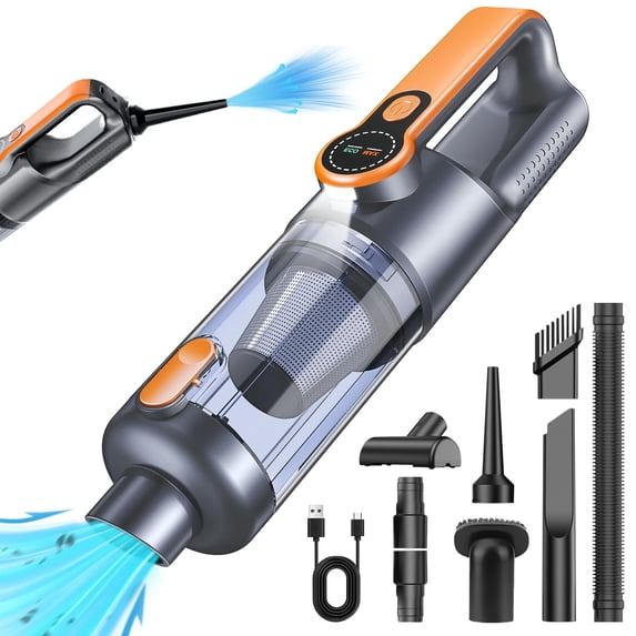 Cordless Handheld Vacuum Cleaner, 26000Pa Powerful Suction, 4-in-1 ...