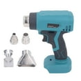 Cordless Heat Gun 360w High Power Hot Air Tool Kit 400℃ For Heat Shrink Crafting With 4 Nozzles