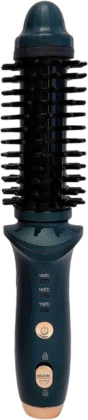 Cordless Heated Round Brush for Travel, Mini Thermal Curling Iron for ...