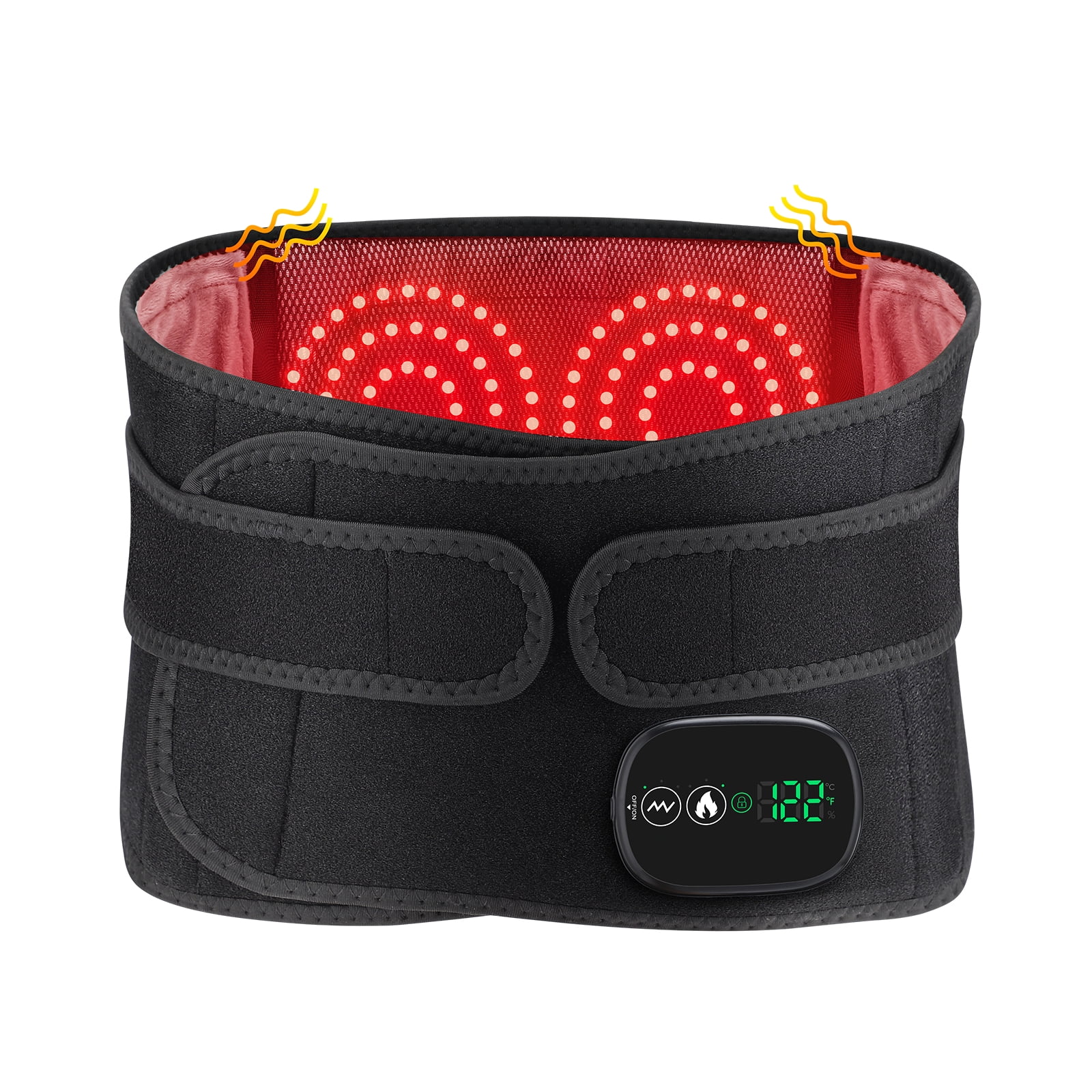 Cordless Heating Pad for Back Relief, Waist Massager 5000mAh Electric ...