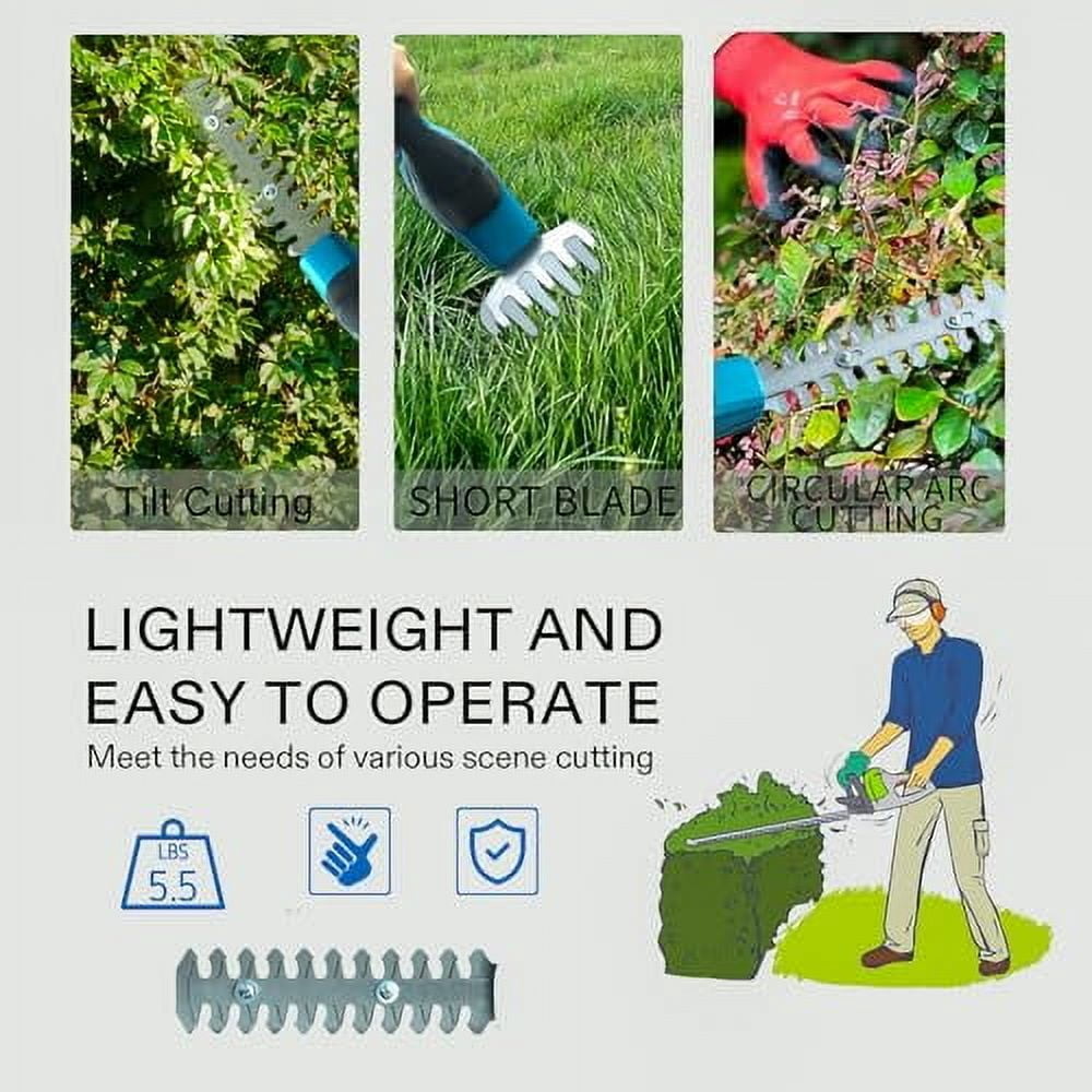 Cordless Hedge Trimmer Grass Shear Electric Hedge Trimmer Grass Cutter ...