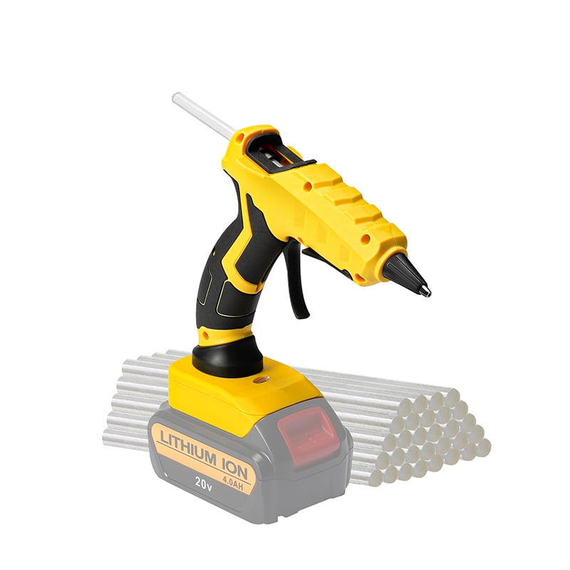 Cordless Hot Melt Glue Gun for De*walt 20V Max Lithium-ion Battery Home ...
