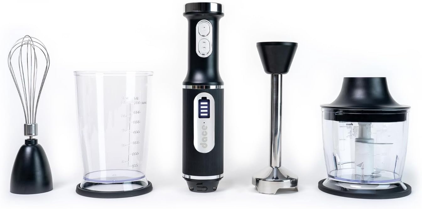 Immersion Blender, Mini Food Processor, Whisker Egg Beater All in One ...