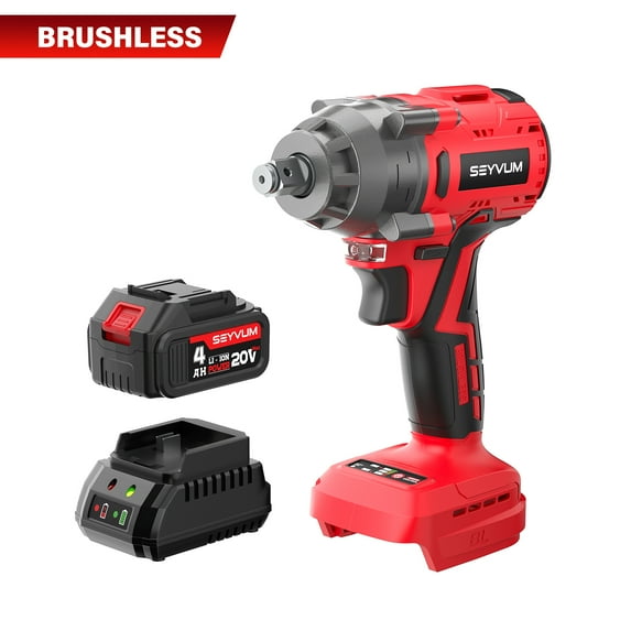 20V Cordless Impact Wrench & Driver Kit: Compact 1/2-Inch Electric ...