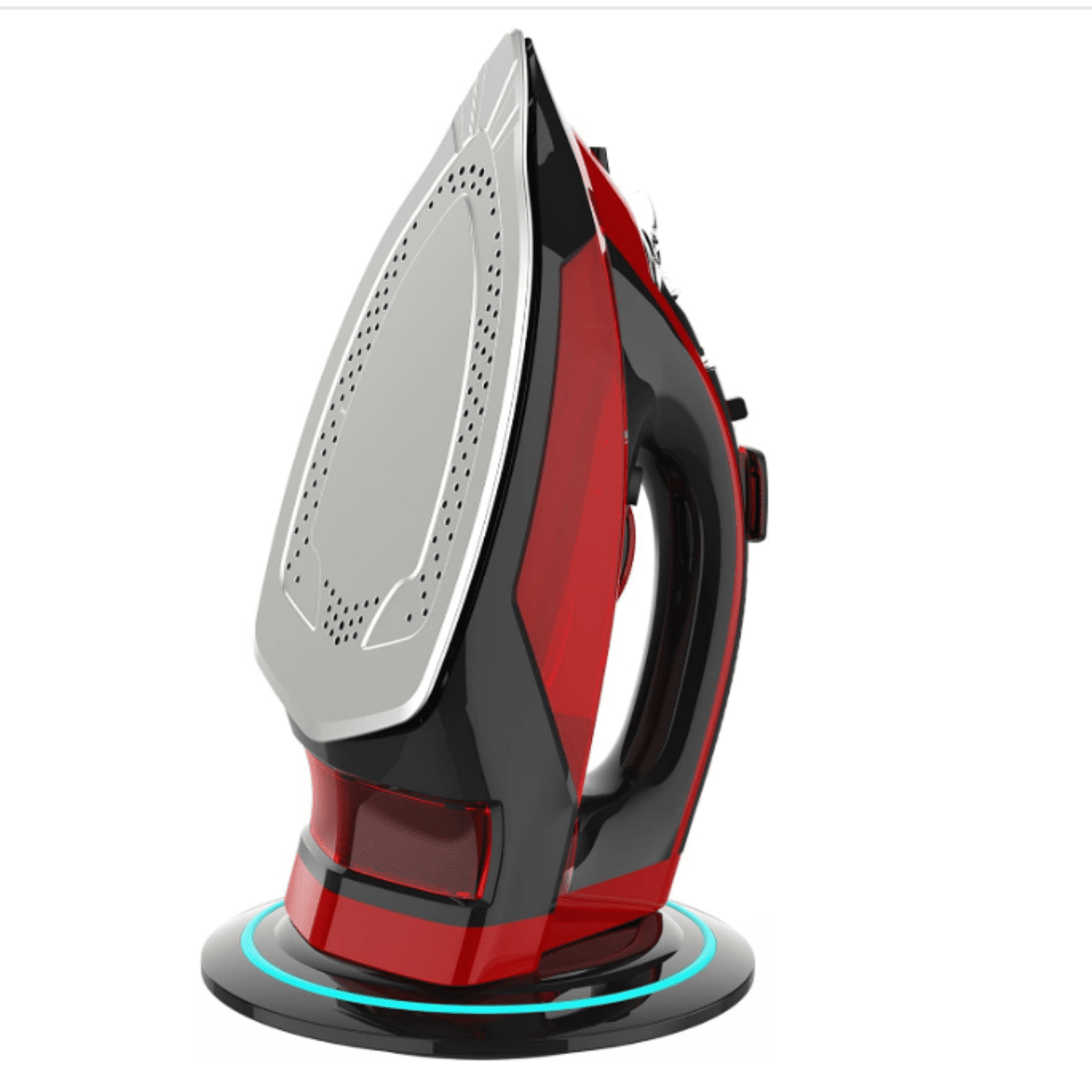 Cordless Iron for Clothes - 1500W Steam Iron with Non-Stick Ceramic ...