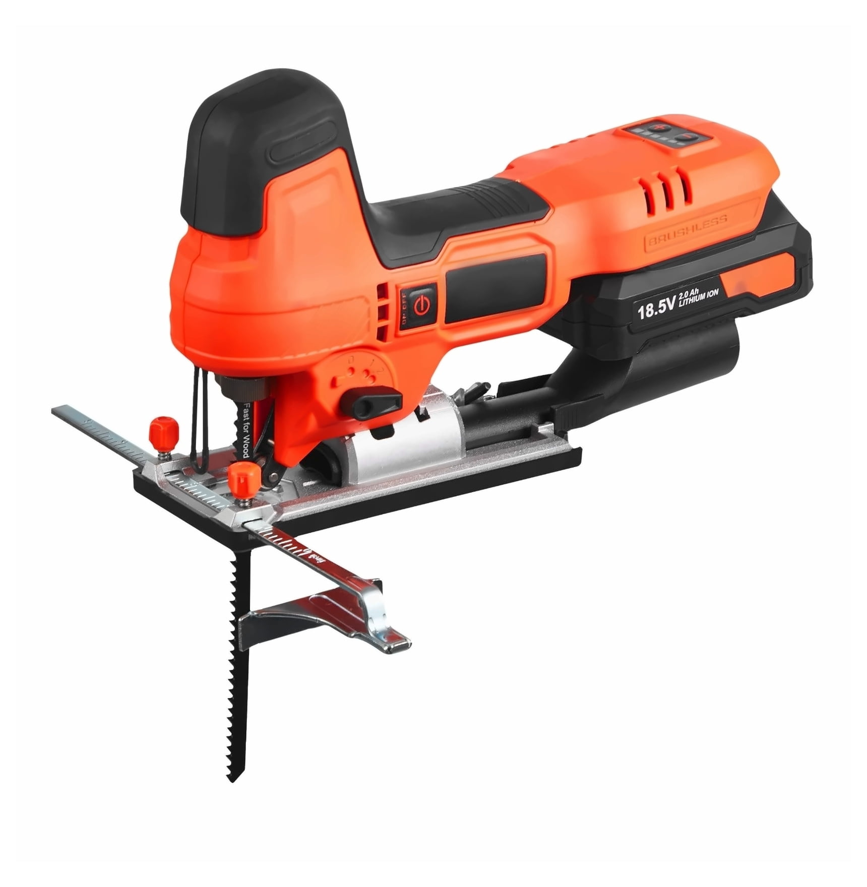 Cordless Jig Saw, 20 V Brushless Motor, 3500 SPM Blade Speed, Cordless ...