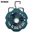 Cordless Jobsite Fan For Makita/Bosch/Dewalt/Milwaukee 14.4-18V Li-ion ...