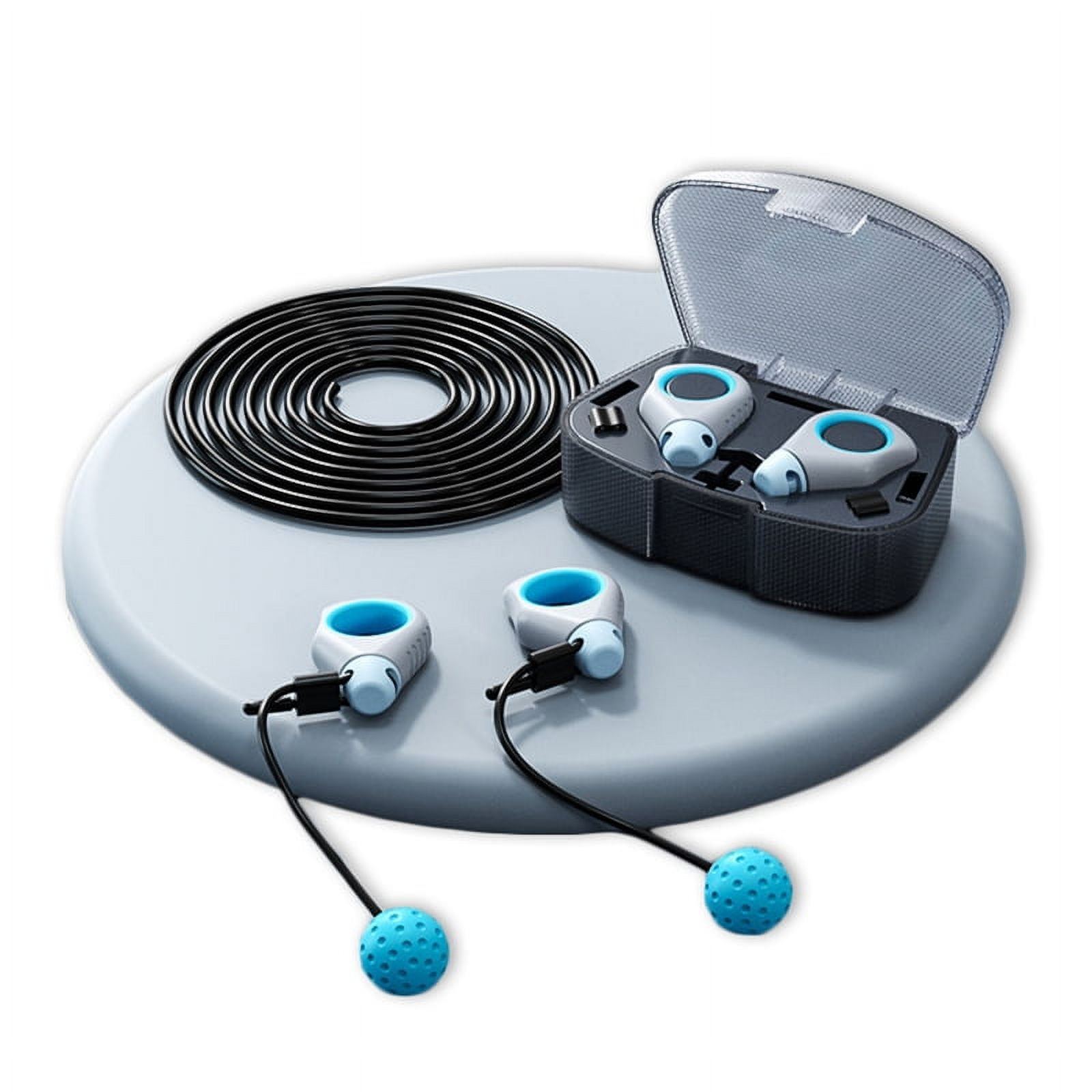 Cordless Jump Rope, Tangle-Free Rapid Speed Weighted Jump Rope, Dual ...