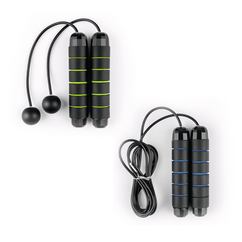 Cordless Jumping Rope + Adjustable Skipping Rope For Different Fitness ...
