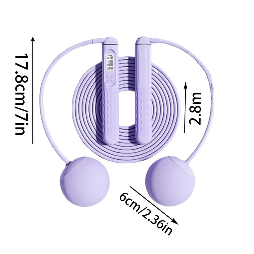 Cordless Jumping Rope Cordless Adjustable Fitness Rope with Counter ...