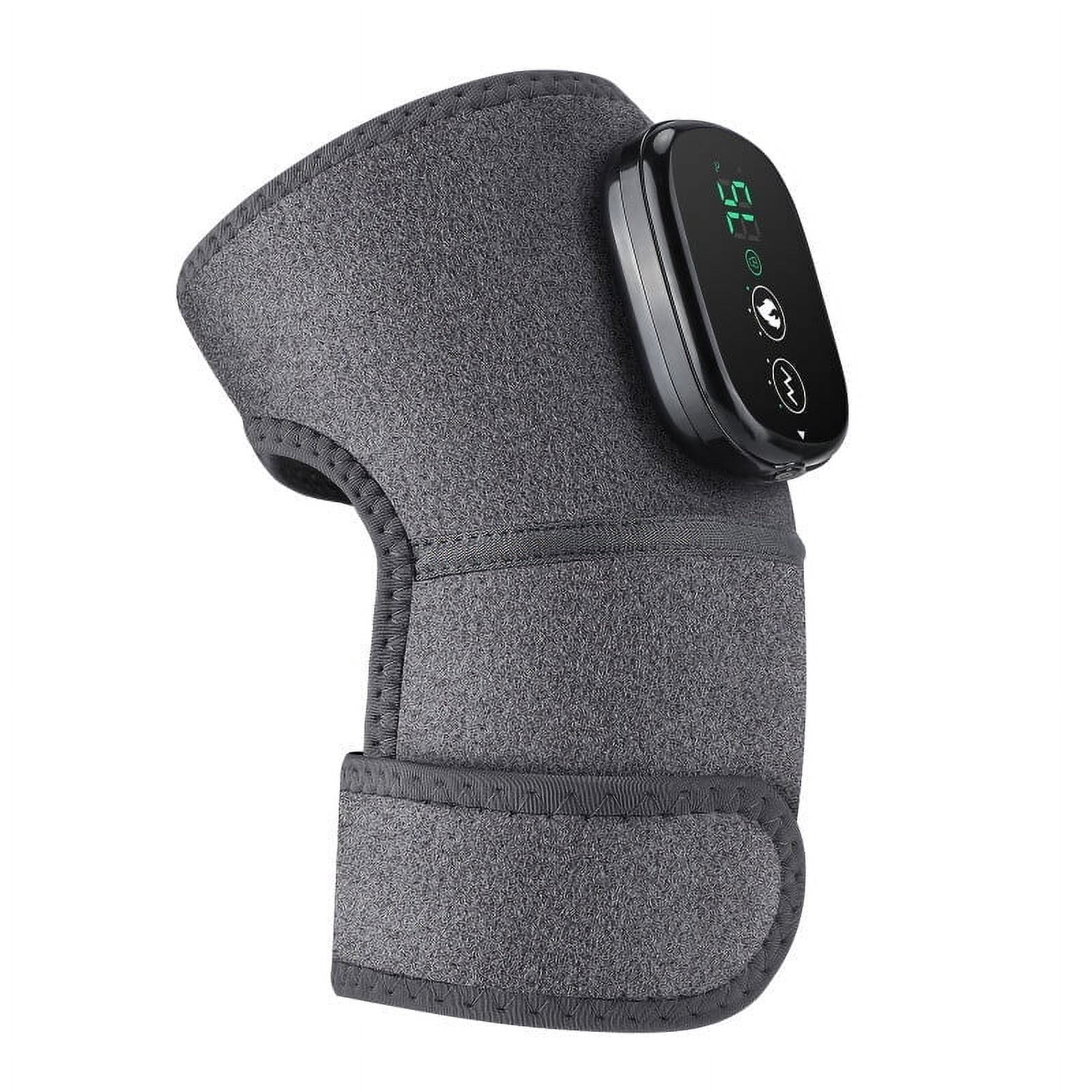 Cordless Knee Massager, Heated Shoulder Wrap Brace Massage, 3 in 1 ...