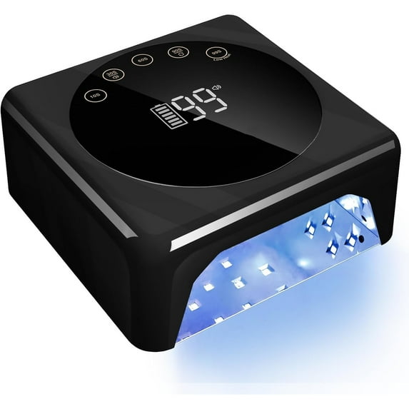 Cordless LED Nail Lamp, 78W Rechargeable UV Nail Light, Intelligent ...