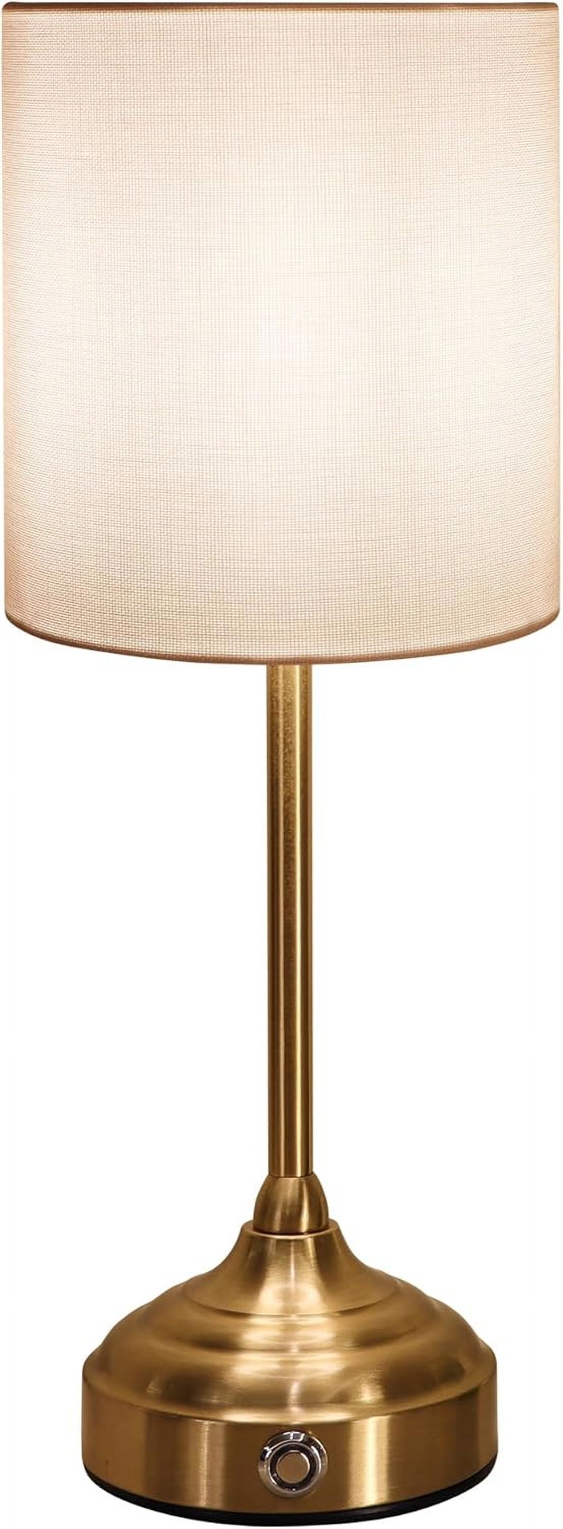 Cordless LED Table Lamp with Dimmer, Built-in Rechargeable Battery, 3 ...