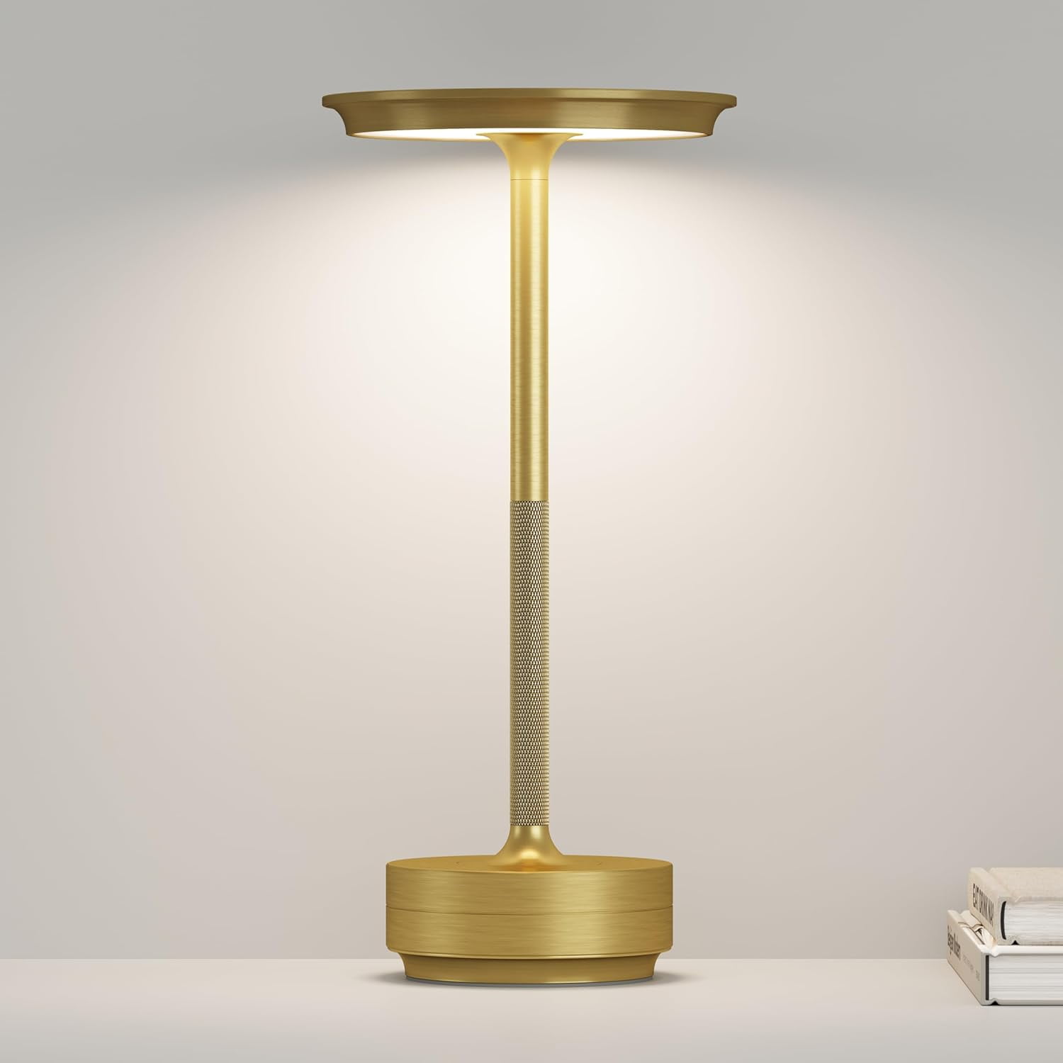 Cordless LED Table Lamp,Portable Rechargeable USB-C Operated Table ...