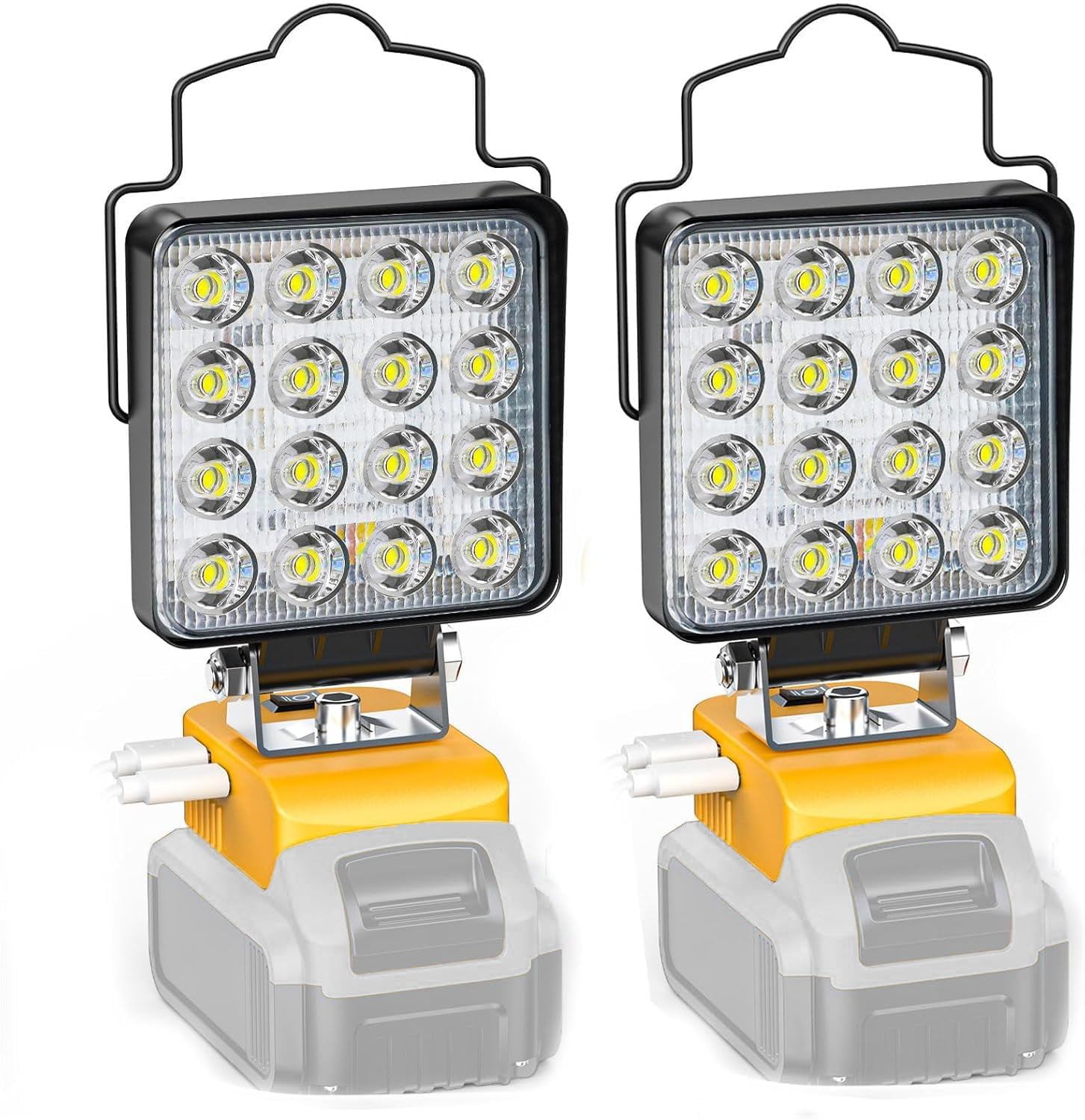 Cordless LED Work Light Compatible with DeWALT 20V: Ecarke 20v Light ...