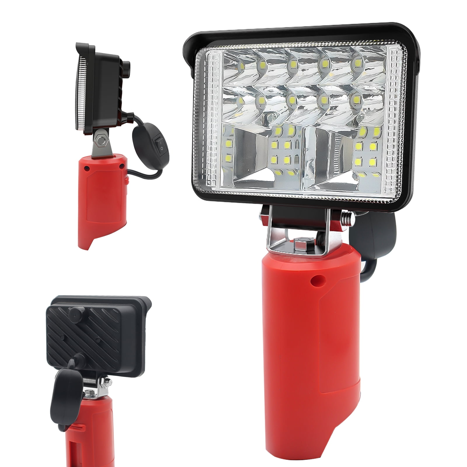 Cordless LED Work Light Compatible with Milwaukee M12,Rechargeable ...
