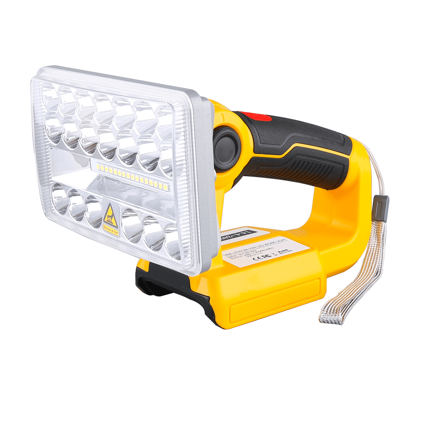 Cordless LED Work Light for DeWalt 20V MAX Li-Ion Battery, Rechargeable ...