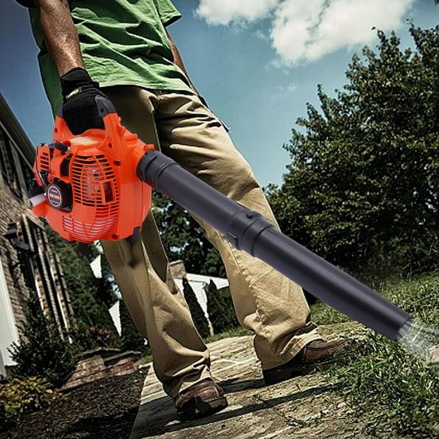 Cordless Leaf Blower, 2-Stroke Handheld Gas Blower, Gas Powered Leaf Blower for Cleaning Lawn ...