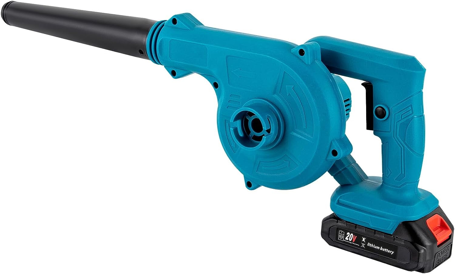 Cordless Leaf Blower, 20V Electric Mini Handheld Air Blower 106CFM ...