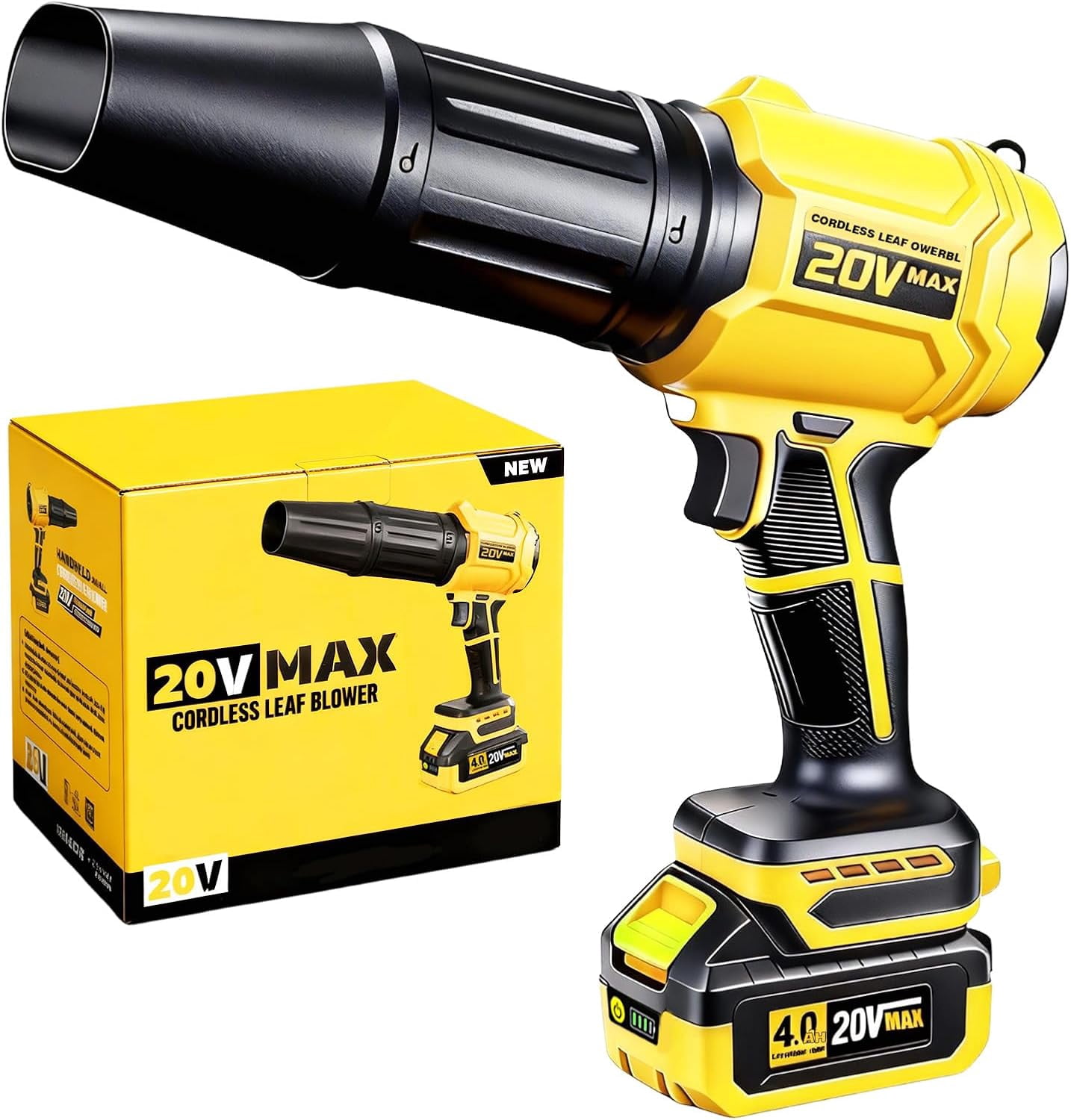 Cordless Leaf Blower for 20V Max Battery, 720-CFM 180-MPH Handheld ...