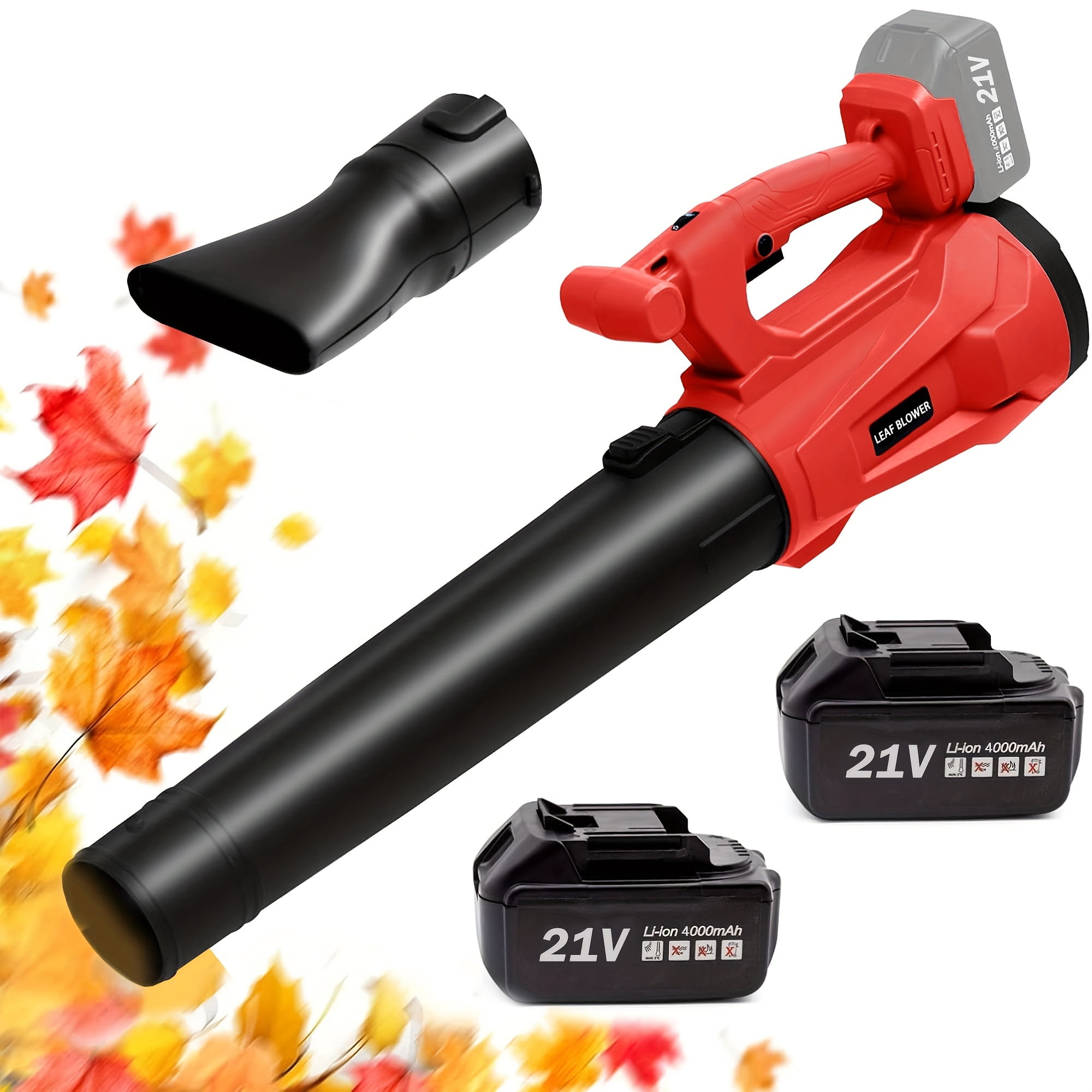 Cordless Leaf Blower, 420 CFM 150 MPH 6-Speed Adjustment, Handheld ...