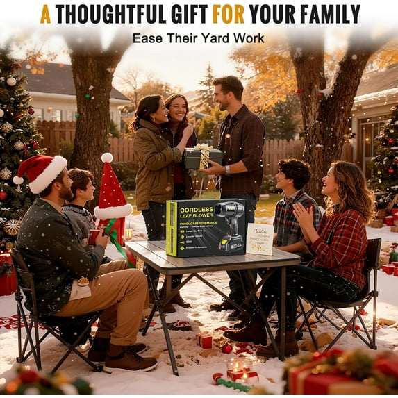 Cordless Leaf Blower,600000 RPM Lightweight Handheld Leaf Blowers with ...