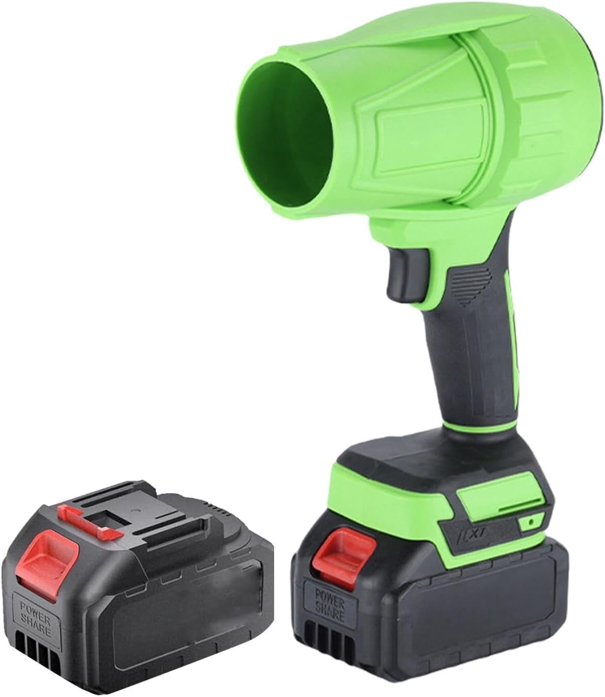 Cordless Leaf Blower Handheld, 300000RPM Turbo Jet Blower with Battery ...