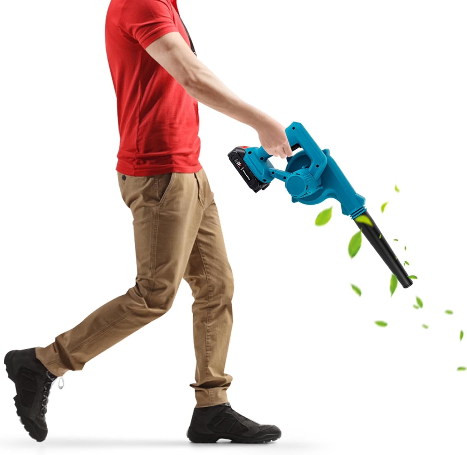 Cordless Leaf Blower, Handheld Electric Leaf Blower Cordless, 20V ...