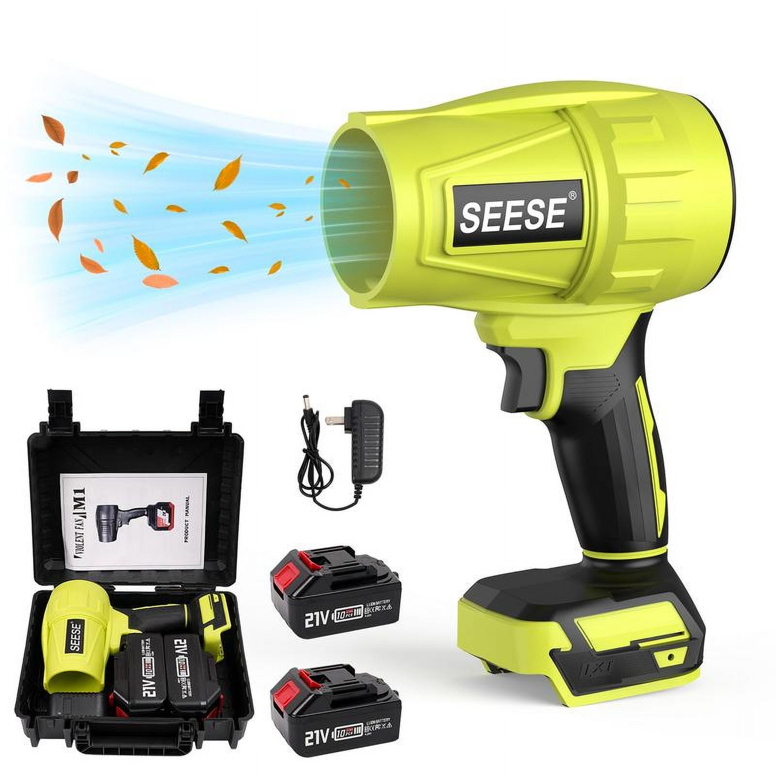 Cordless Leaf Blower Violent TurboFan,Brushless Pure Copper Motor With ...