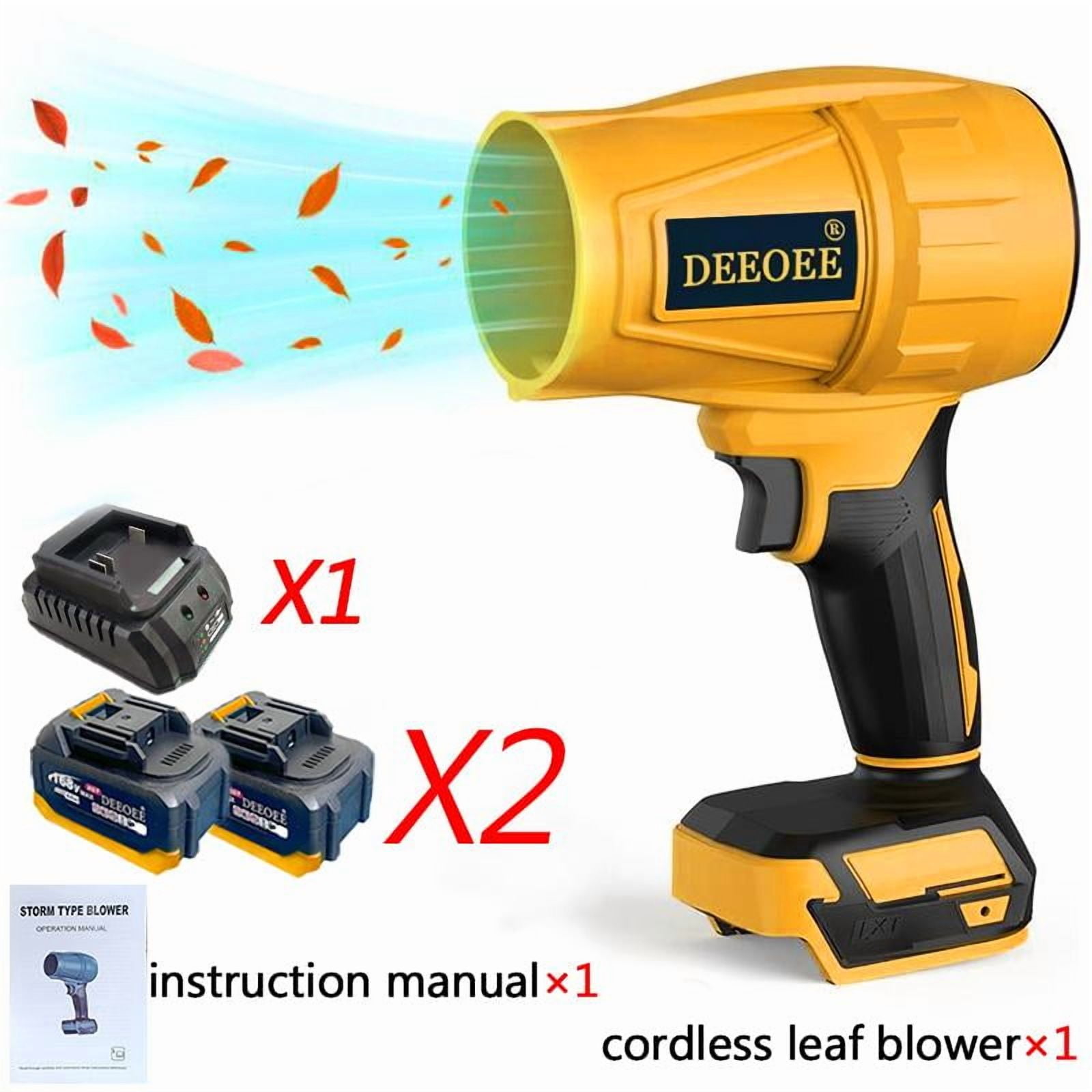Cordless Leaf Blower Violent TurboFan,Brushless Pure Copper Motor Jet ...