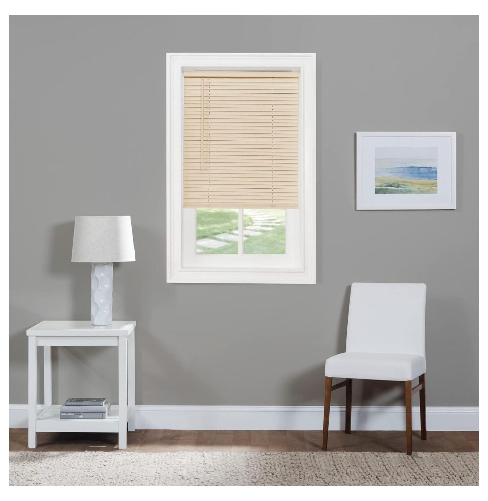 Cordless Light Filtering Mini Blind - 60 Inch Width, 64 Inch Length, 1 ...