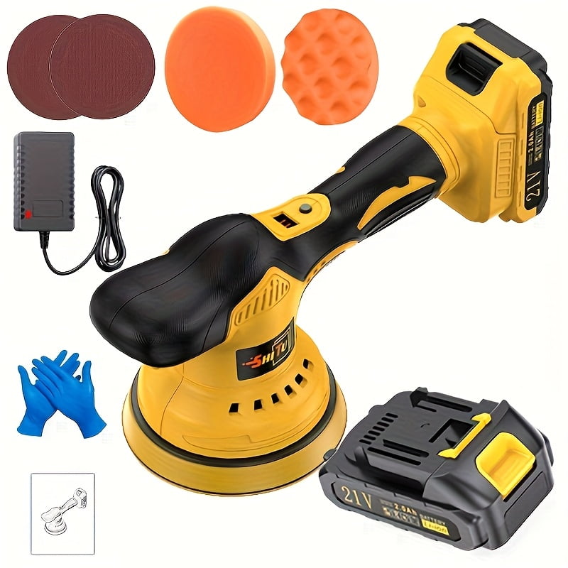 Cordless Lithium-Ion Car Polishing Machine - Compact, for Car Beauty ...