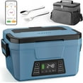 Cordless Lunch Box for , APP Control Heated Lunch Box Warmer 9000mAh ...
