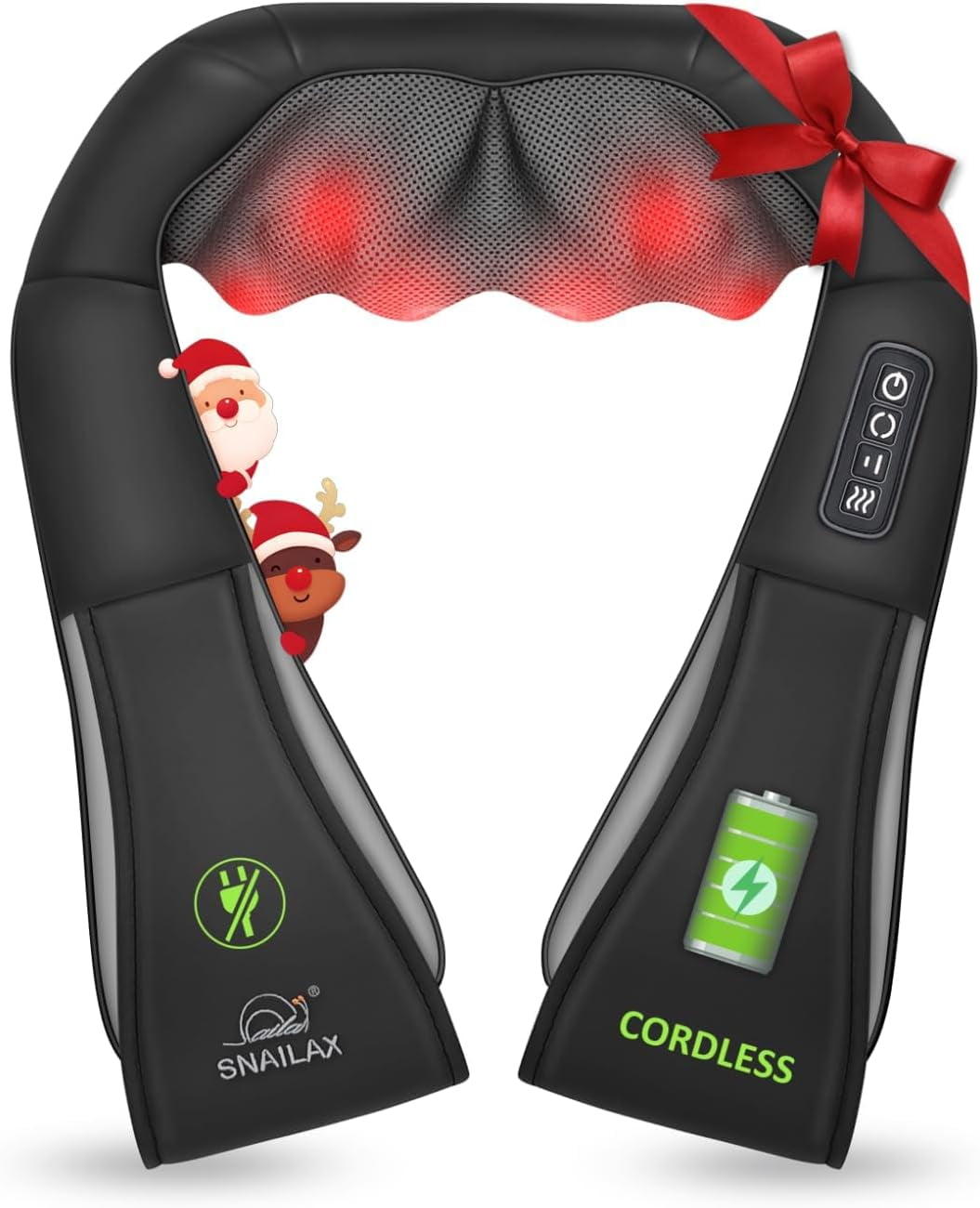 Cordless Massar - Shiatsu Neck and Shoulder with Heat, FSA Eligible ...