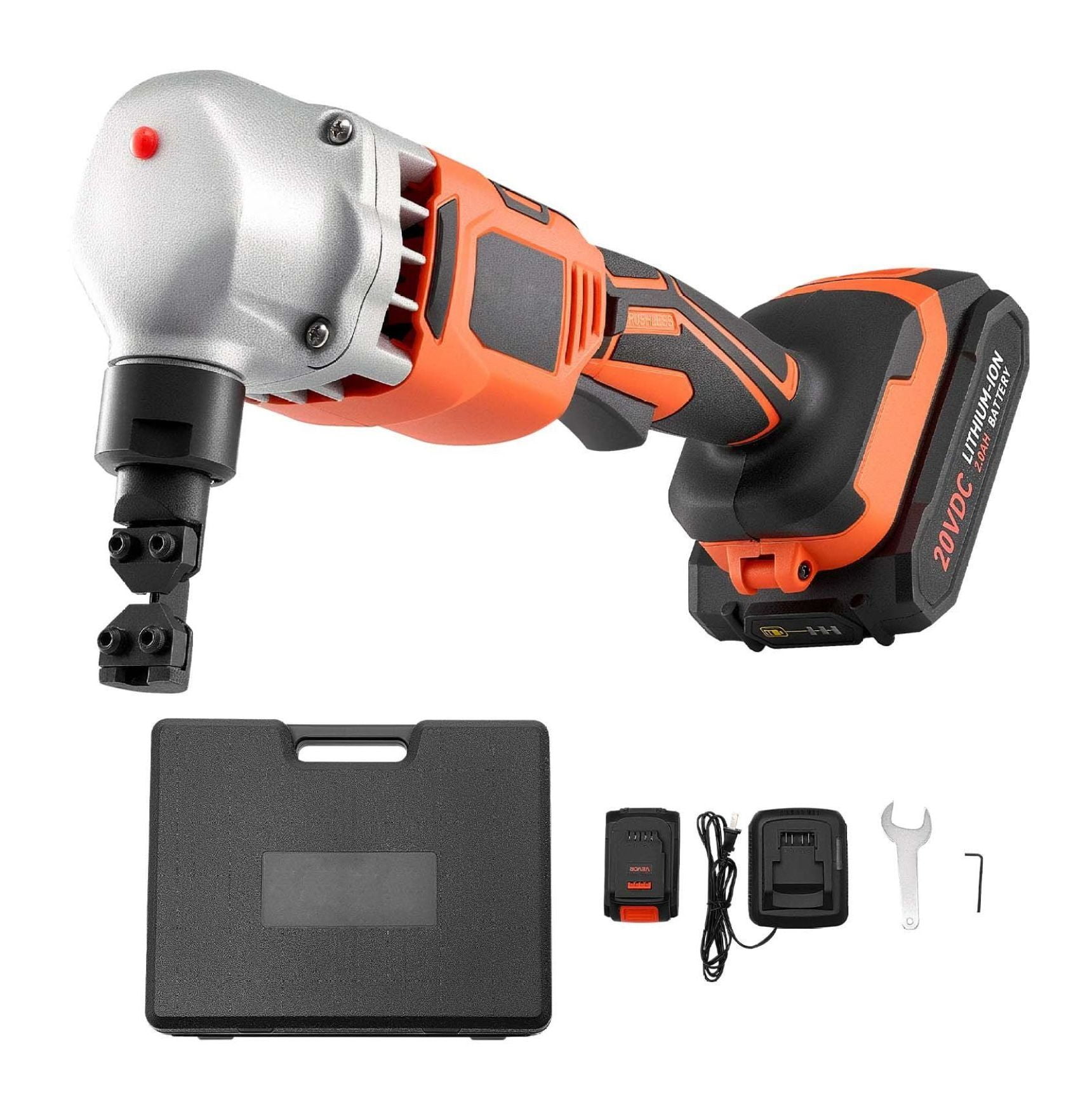 Cordless Metal Nibbler, with 18 V 2000 mAh Battery, 1200 RPM Brushless ...