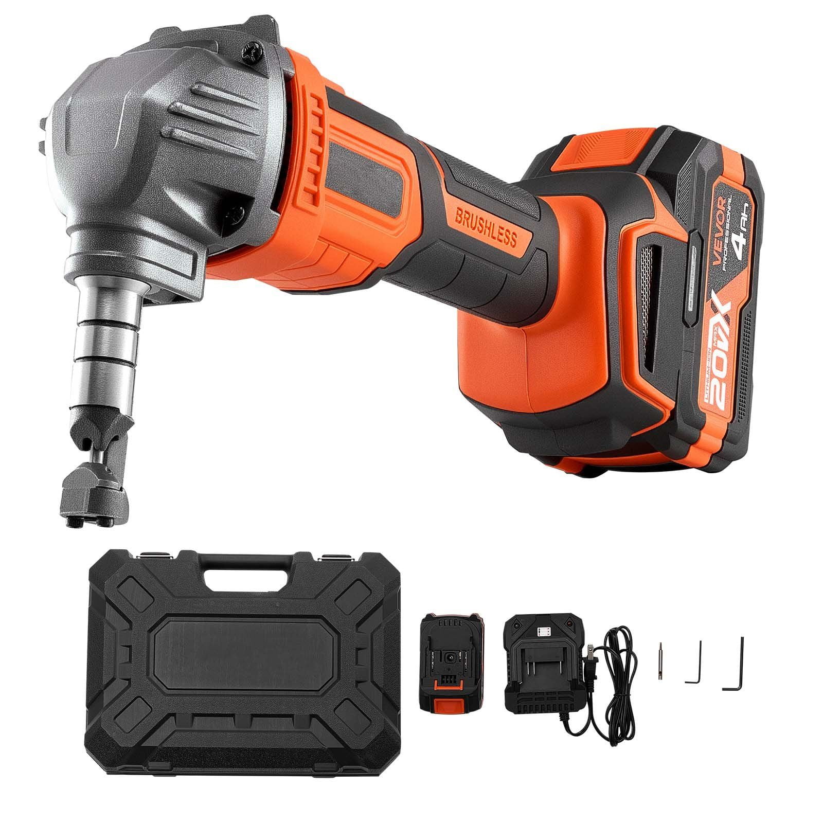 Cordless Metal Nibbler, with 20 V 4000 mAh Battery, 2200 RPM Efficient ...