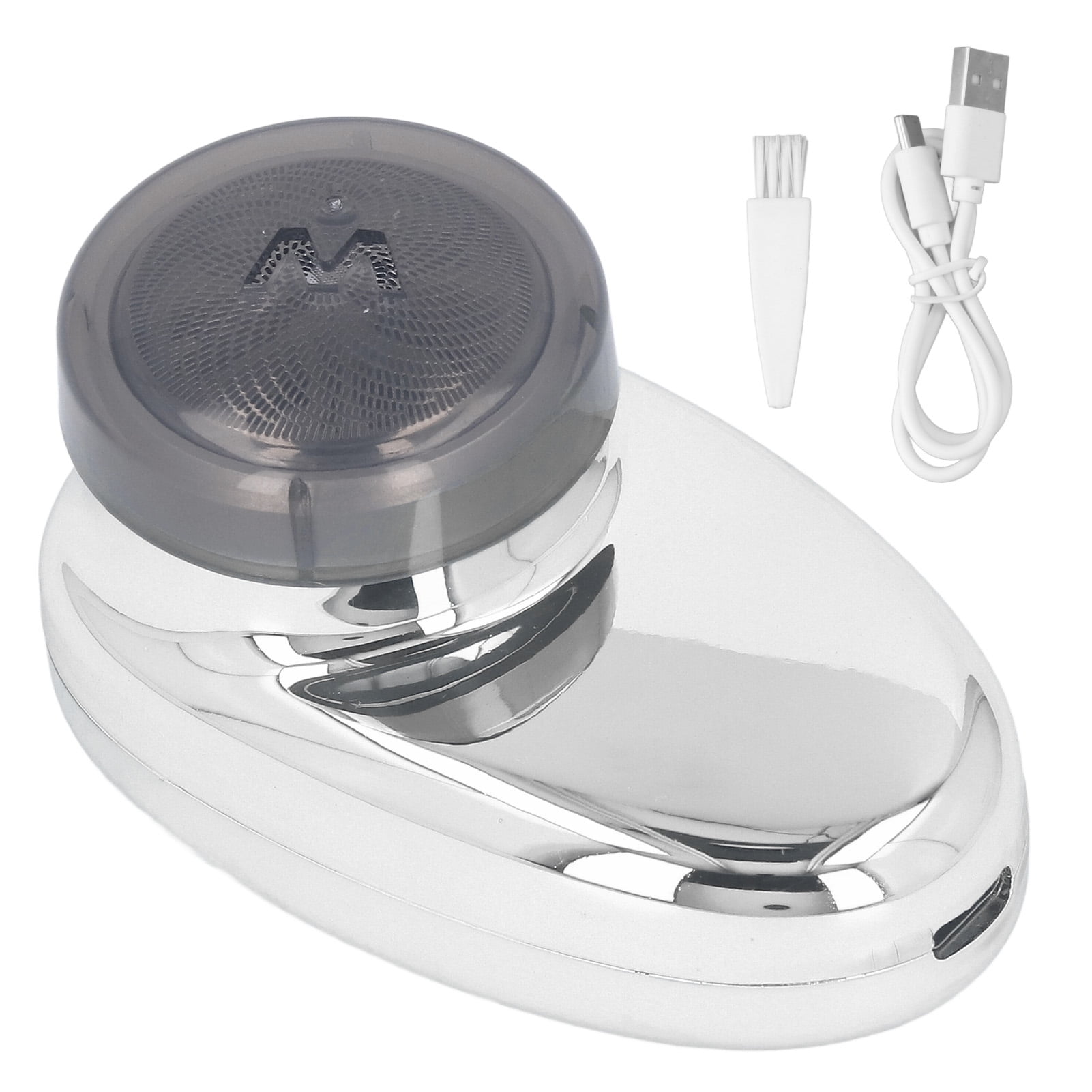 Cordless Mini Beard Trimmer Arc Shaped Foil USB Rehargeable Waterproof ...