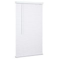 Cordless Mini Blind, 1" Vinyl Slats, 23" Wide x 72" Long - White ...