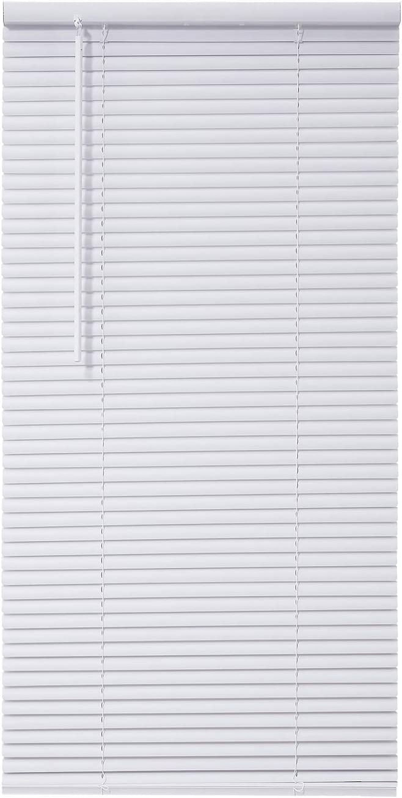 Cordless Mini Blind 18"(W) X 42"(L) White, Light Filtering, Cordless ...