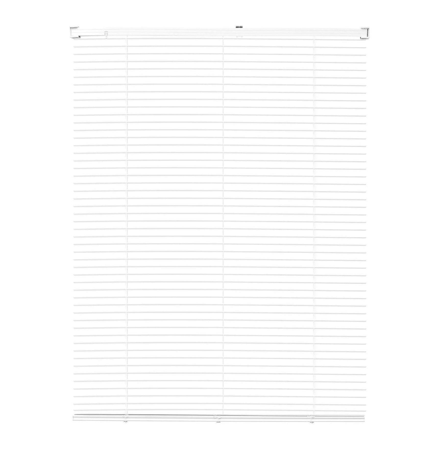 Cordless Mini Blinds 34x48, 1 Inch Light Filtering Window Blinds, White ...
