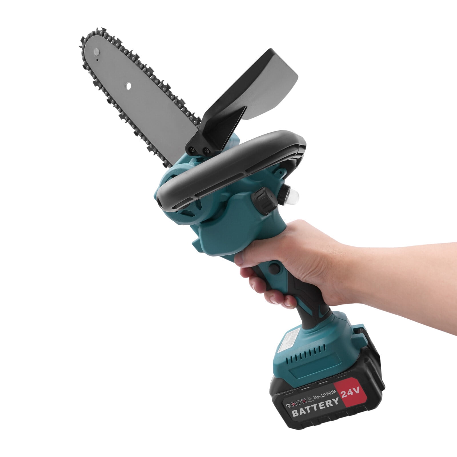 Cordless Mini Chainsaw, Portable One-Handed Chain Saw, Electric ...